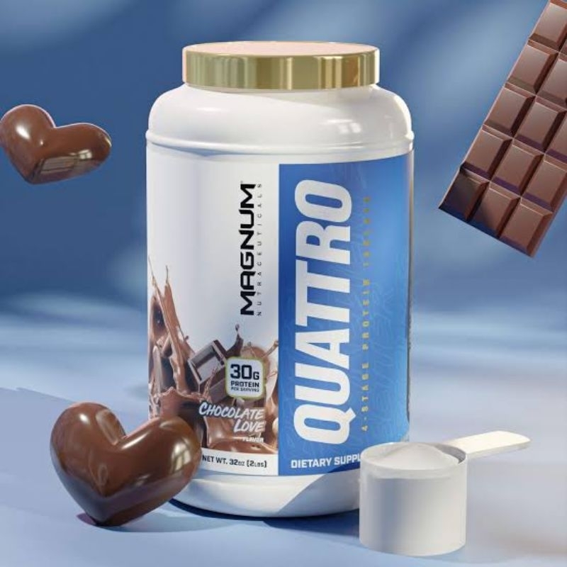 Jual MAGNUM QUATTRO 2 Lbs 2Lb Susu Whey Protein MAGNUM Whey Protein ...