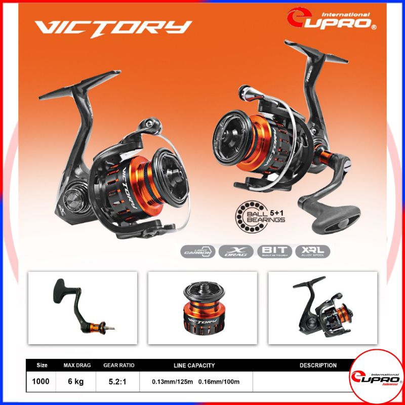 Jual REEL EUPRO VICTORY VR1000 SPINNING POWER HANDLE | ULTRALIGHT ...
