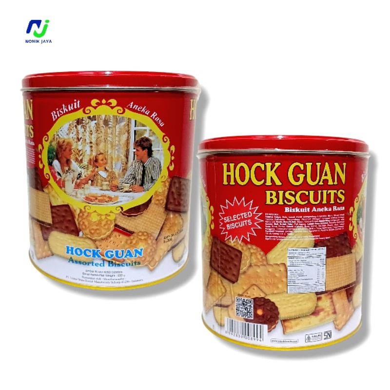 Jual HOCK GUAN Assorted Biscuit Kaleng Mini 650g | Shopee Indonesia