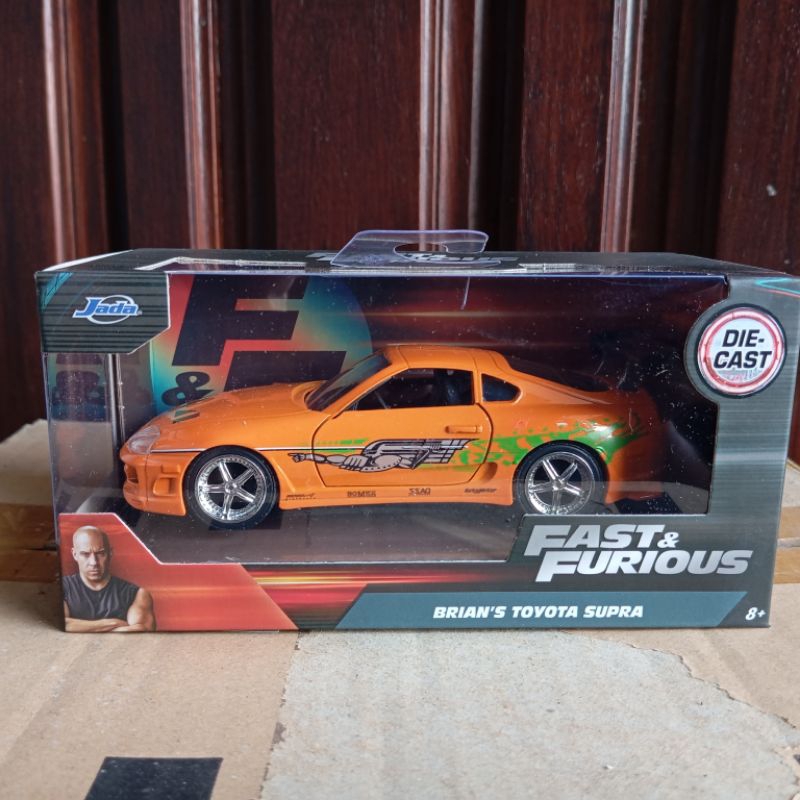 Jual Jada toys jadatoys Brian's Toyota Supra MK4 orange MK 4 IV Brian ...