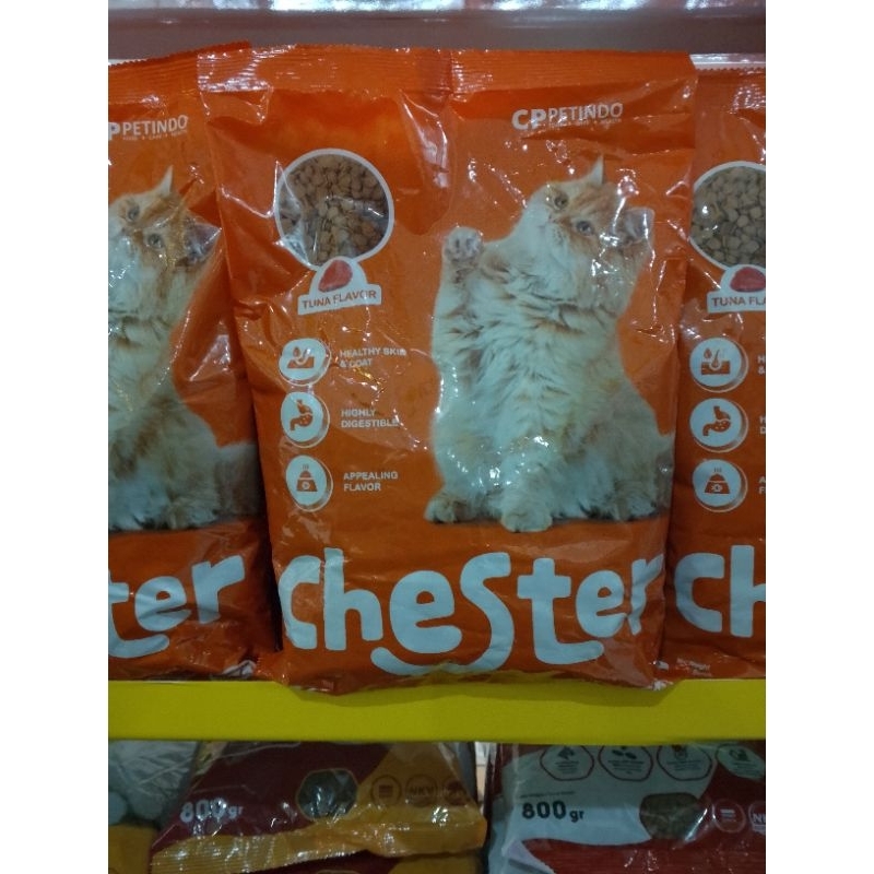 Jual ( paket 5pcs ) Makanan Kucing Chester Tuna All Stage Kitten -Adult ...