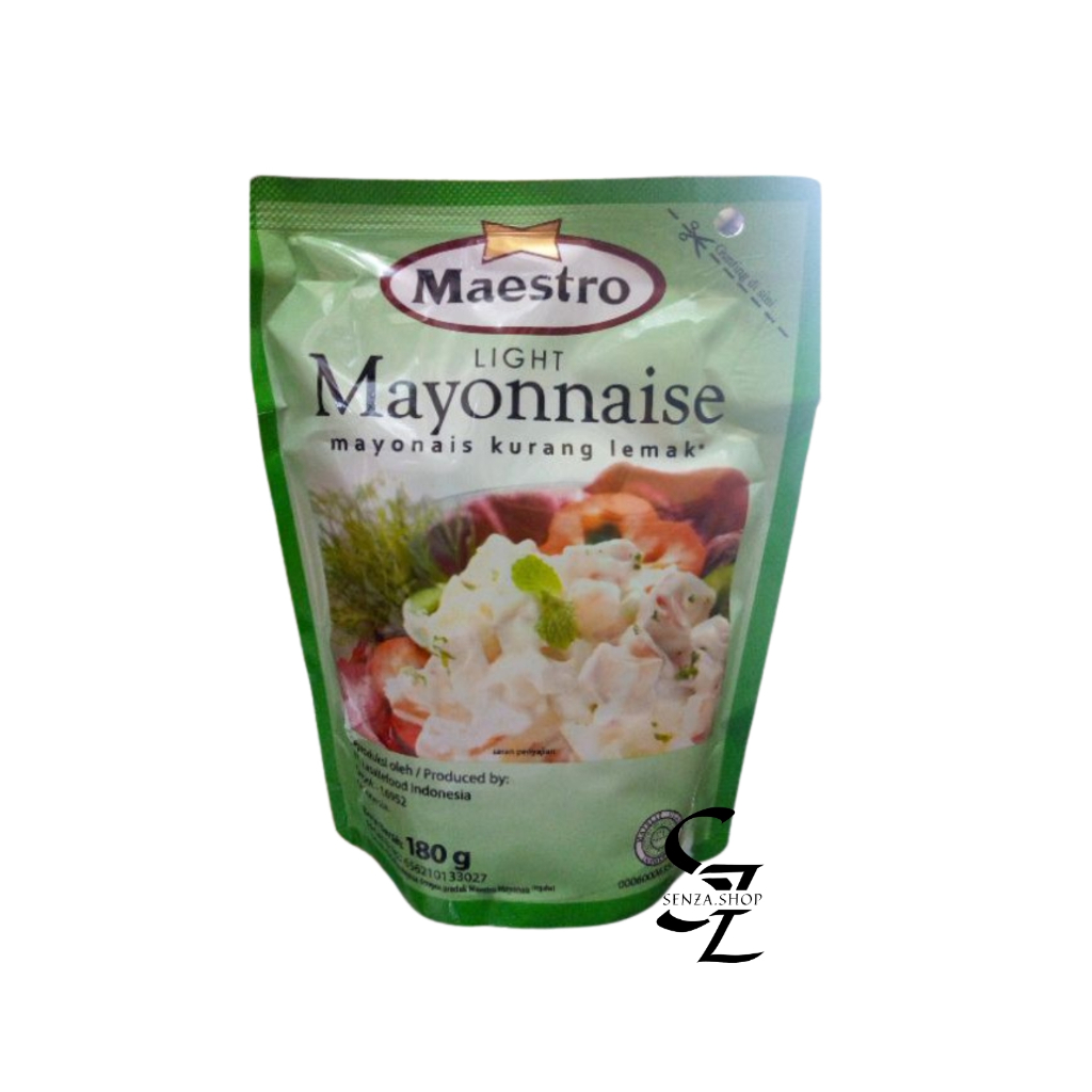 Jual Maestro Light Mayonais / Mayonnaise Rendah Lemak 180 gr Pouch | Shopee Indonesia