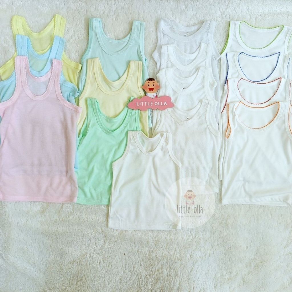 Jual LITTLE OLLA - SINGLET BAYI 0-5 TAHUN / SINGLET ANAK / KUTANG BAYI ...