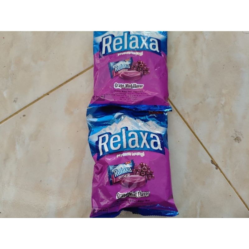 Jual Permen Relaxa Grape Mint Flavor 125gr (50pcs) | Shopee Indonesia