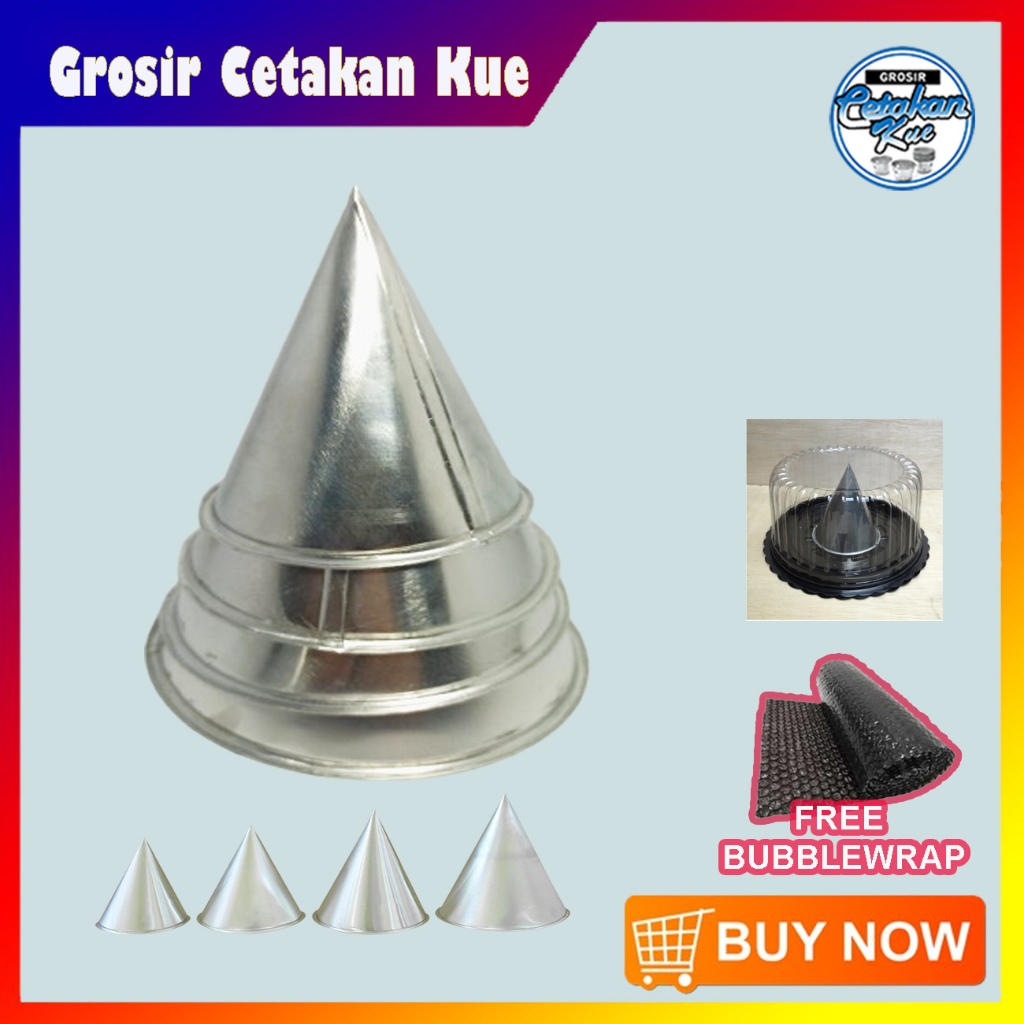 Jual Tumpeng Ukuran Mini Bentuk Krucut 1 set 4 Ukuran | Shopee Indonesia