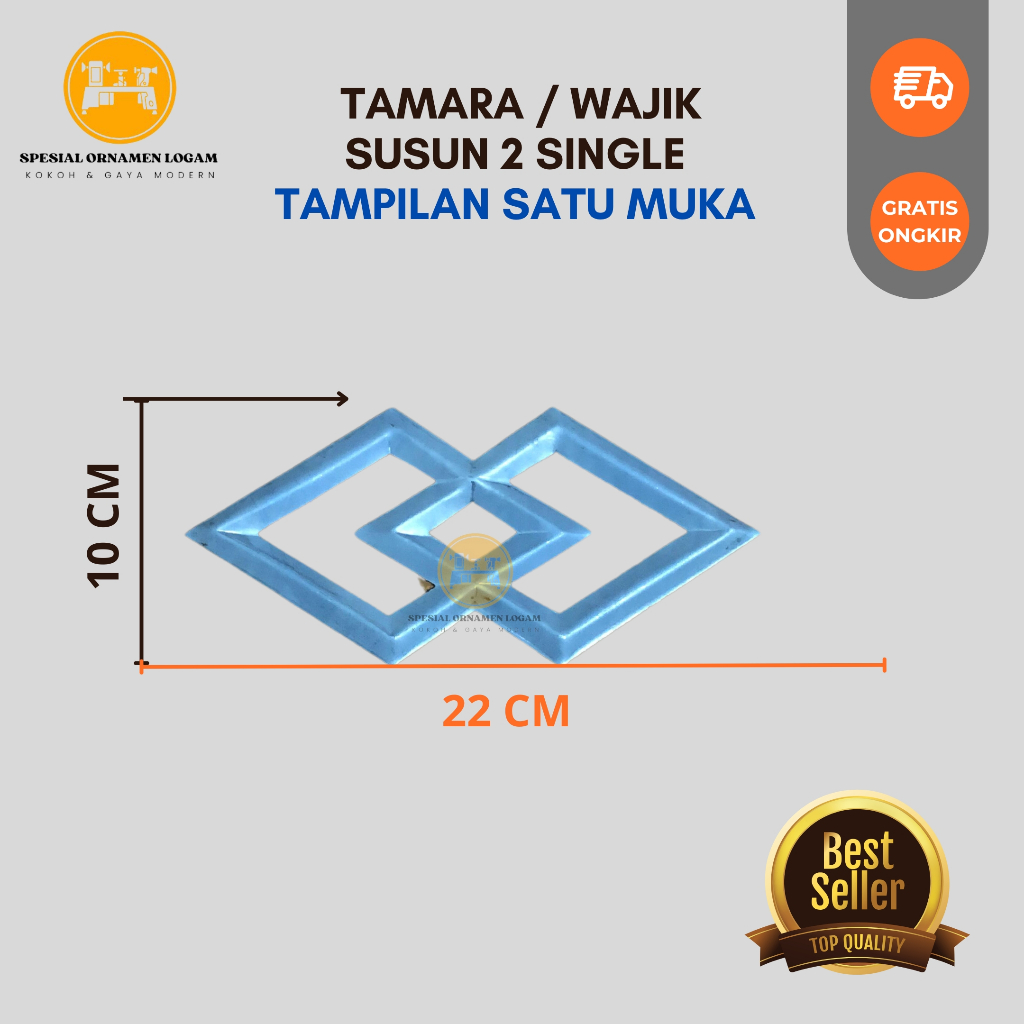Jual Tamara Susun Dua Double besi plat / Wajik susun 2 Double Model ...