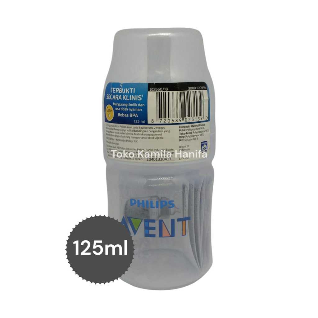 Jual Philips Avent Botol Susu Classic 125 ml Tanpa Box | Shopee Indonesia