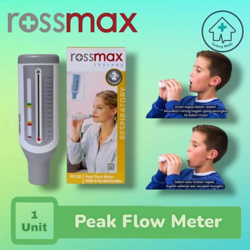 Jual Peak Flow Meter Rossmax Alat Cek Asma Rossmax Peak Flow Meter ...
