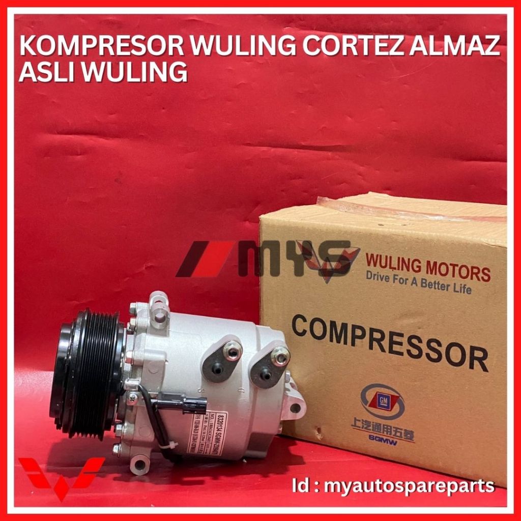 Jual COMPRESSOR AC Mobil WULING Cortez Almaz KOMPRESOR ASLI WULING ...