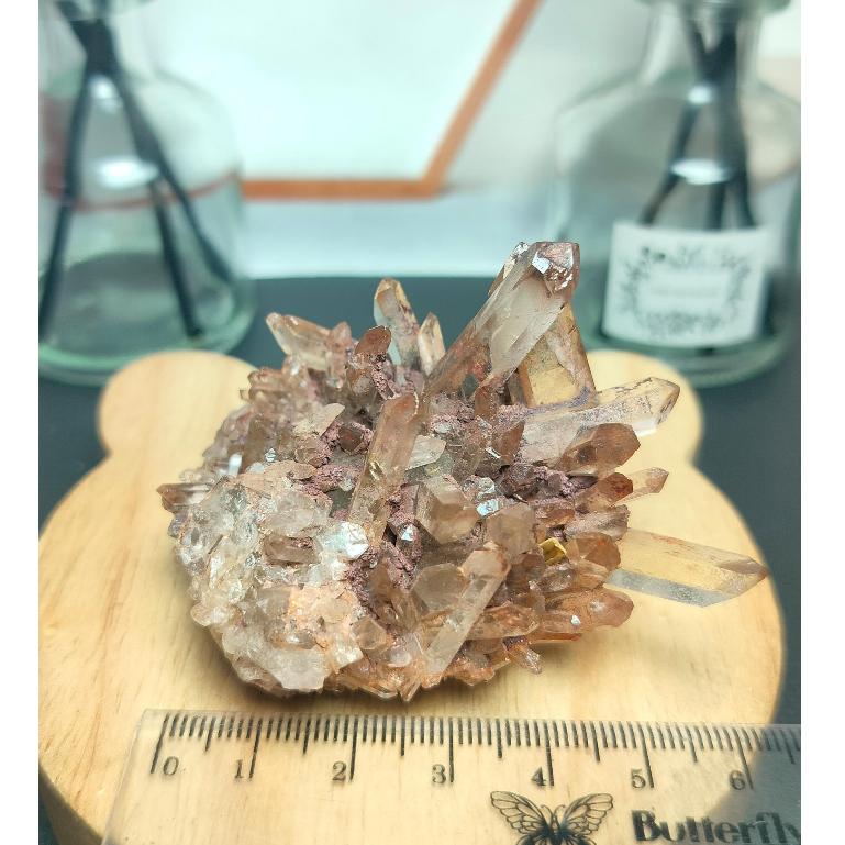 Jual Batu Natural Red Quartz Crystal Cluster (3) | Shopee Indonesia