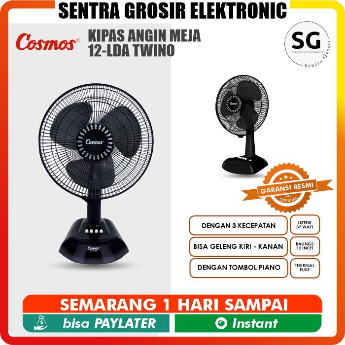 Jual Cosmos Kipas Angin Meja 12-LDA Twino | Desk Fan 12 LDA Twino Kipas ...