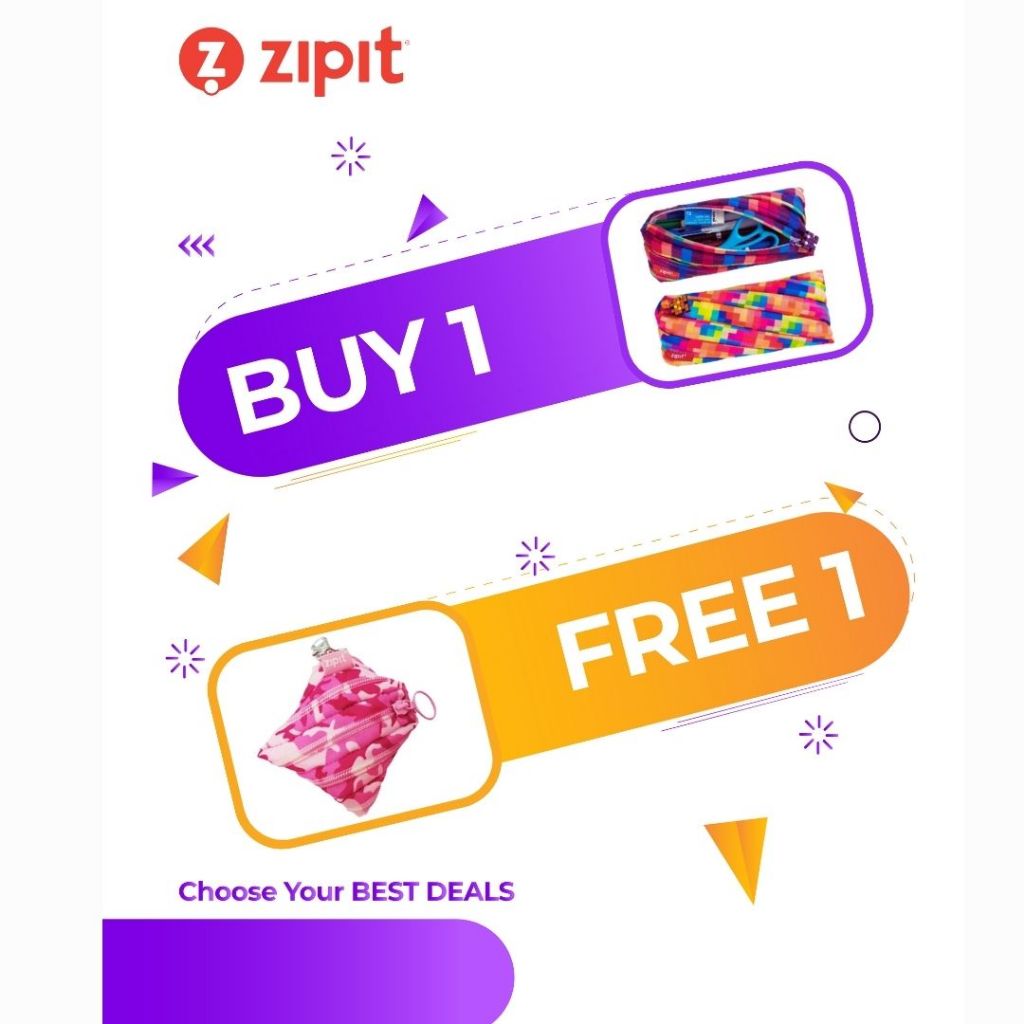 Jual [B1G1] Zipit Pixel Pouch - Merah + Zipit Camo Mini Pouch | Shopee Indonesia