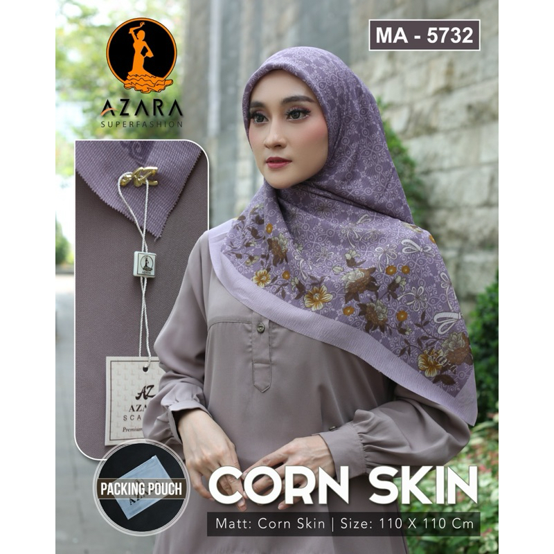Jual Azara Hijab Corn skin pouch logo 10 pcs | Shopee Indonesia