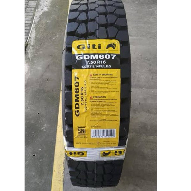 Jual Ban Truk GITI GDM607 SET 750 R16 - Ban truck kawat - Ban kawat 750.16 750-16 750 16 SET BAN ...