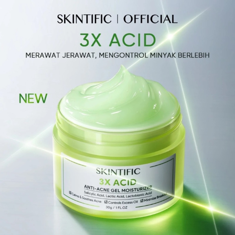Jual BERLICE BEAUTY MOISTURIZER SALYCILIC ACID SKINTIFIC | Shopee Indonesia