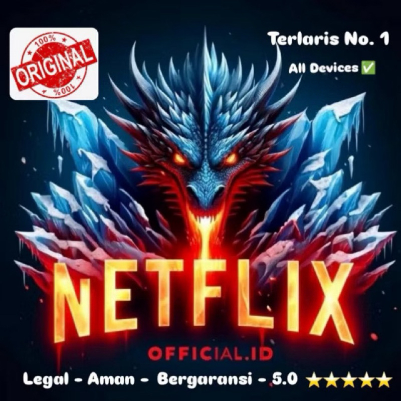 Jual NETFLIXX PERMIUM TANPA VPN 1 BULAN FULL UHD 4k ANTI ON HOLD PROMO TERLARIS FULLGARANSI ...