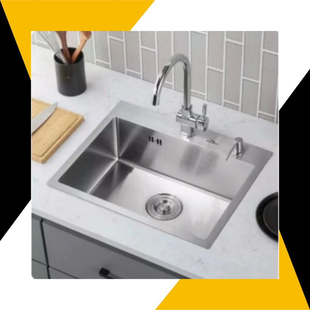 Jual PROMO SINK KITCHEN 50 x 40 CM / SINK CUCI PIRING / BAK CUCI PIRING ...