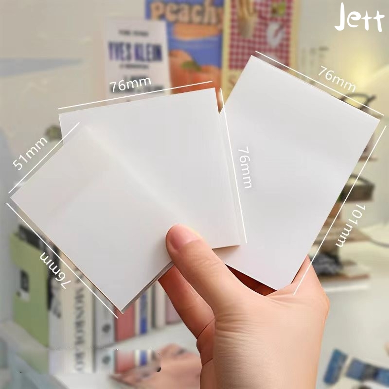 Jual [Ready] Sticky Notes Transparan/ Pad Lem Kuat /Memo Tempel Semi ...