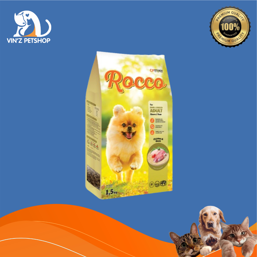 Jual CPPETINDO Rocco Chicken & Duck Small Breed Adult Dog Food 1,5 kg ...