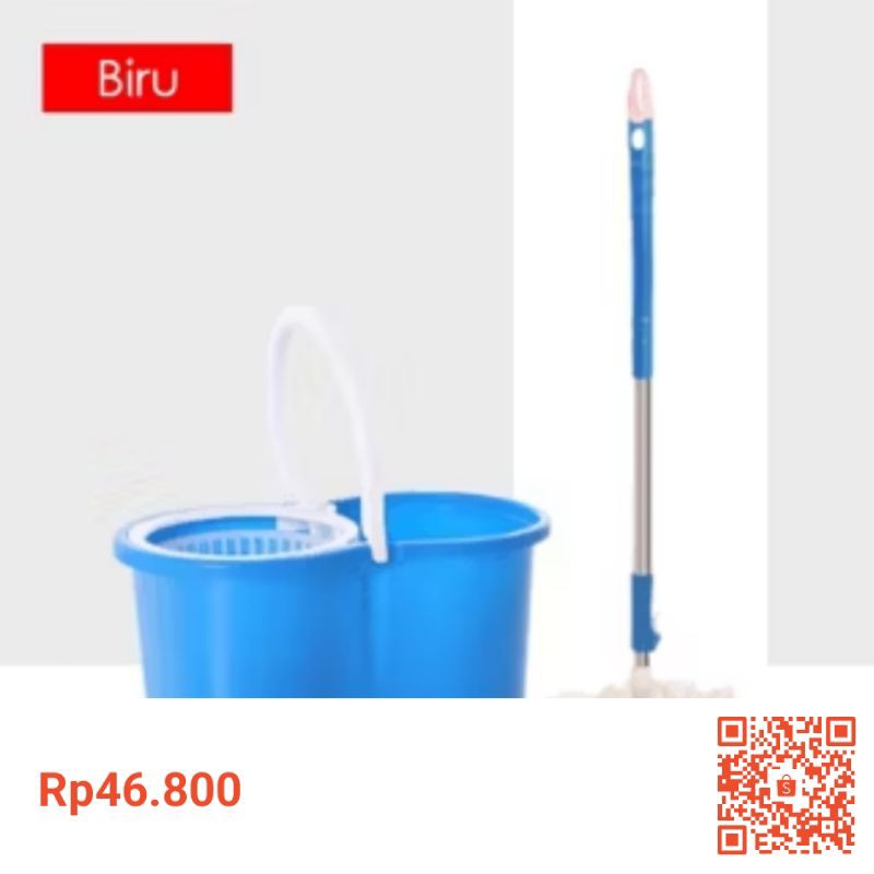 Jual ALAT PEL LANTAI GAGANG + EMBER PUTAR SPIN MOP SUPER MAGIC | Shopee ...