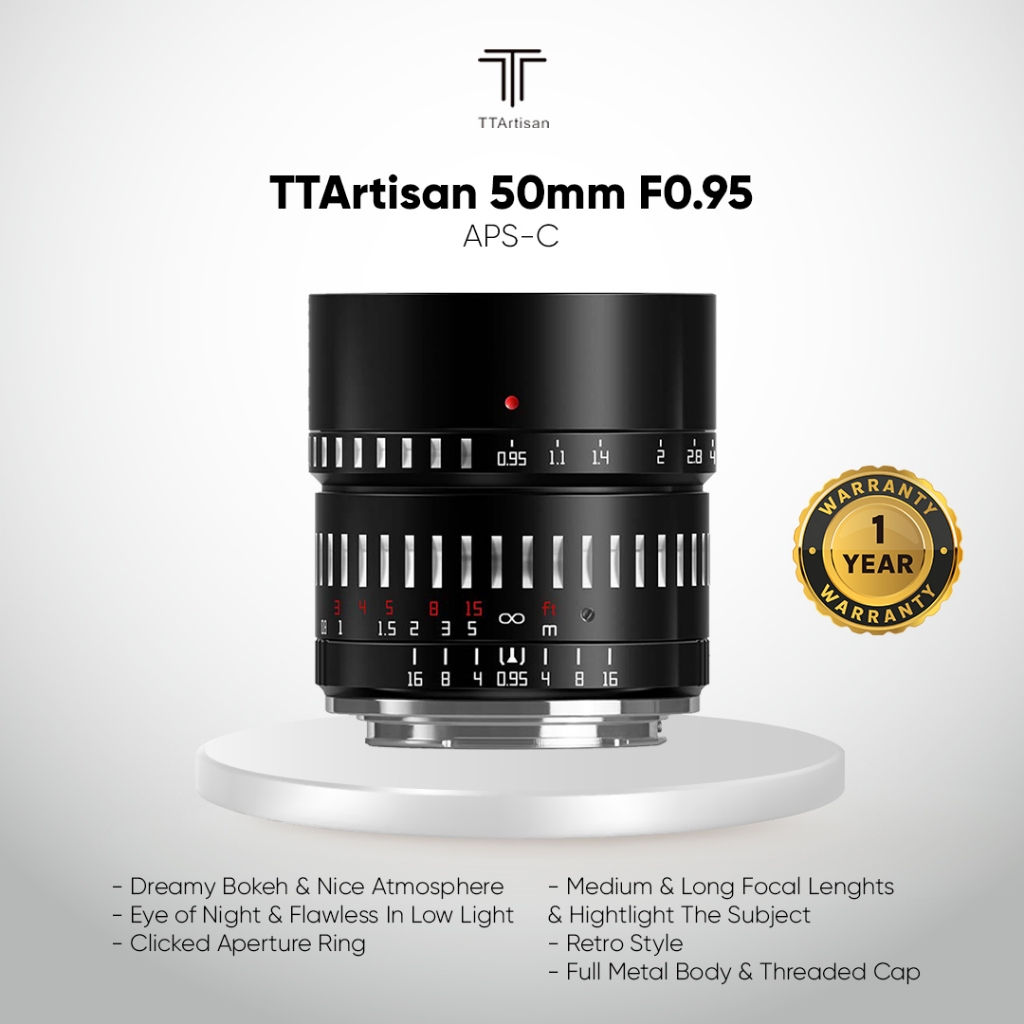 Jual TTArtisan 50mm F0.95 Lens for APS-C Camera | Shopee Indonesia