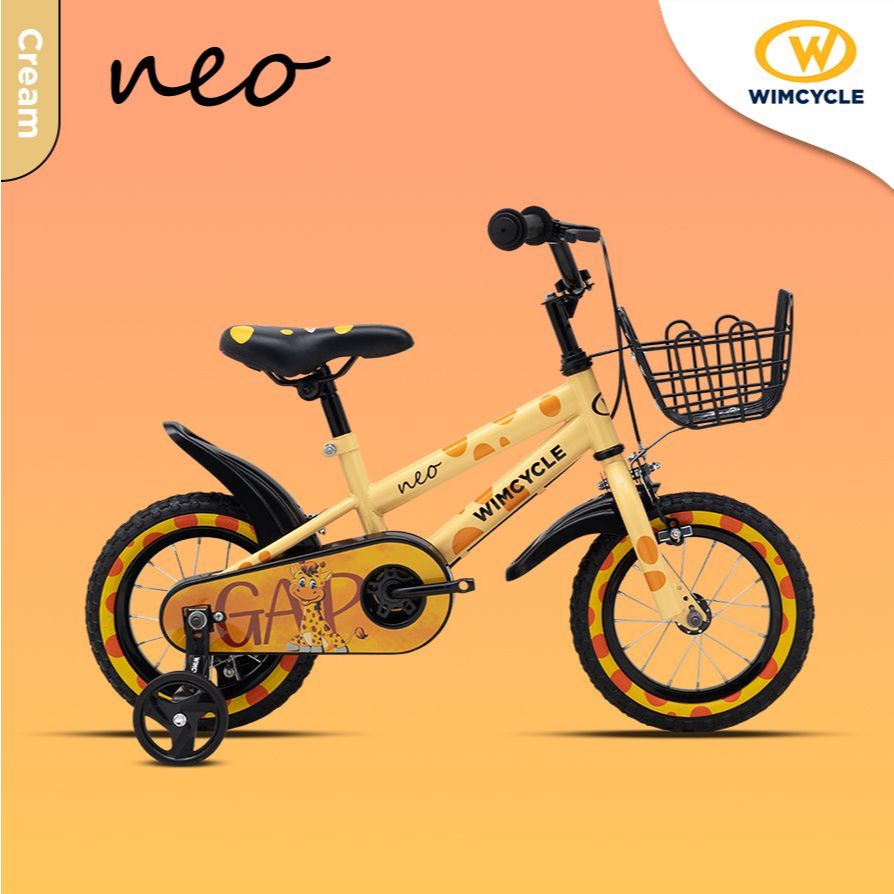 Jual Sepeda Anak WimCycle Neo Gap 12 inch BMX Yellow Wim Cycle | Shopee ...