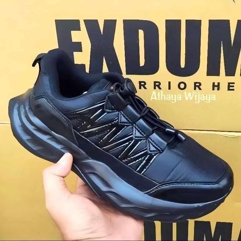 Jual Sepatu Exduma Super Black Original | Shopee Indonesia