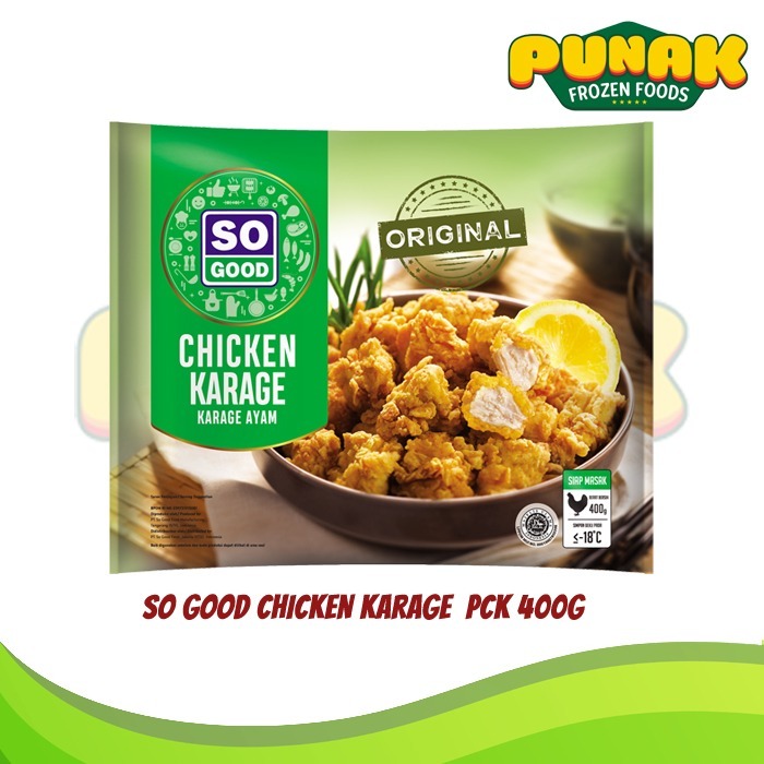 Jual SO GOOD CHICKEN KARAGE AYAM GORENG KARAGE 400G | Shopee Indonesia