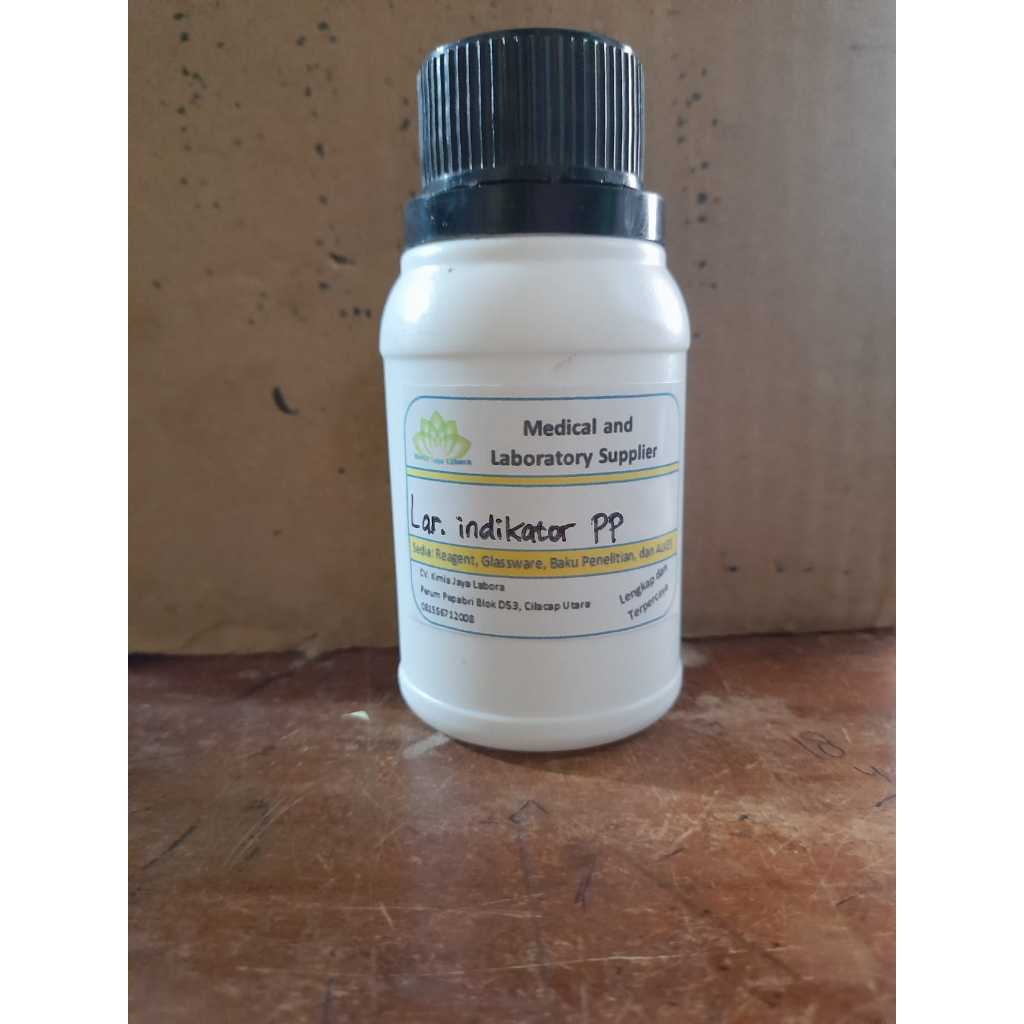 Jual Indikator PP Larutan Phenolphtalein Sol _ecer 50ml | Shopee Indonesia