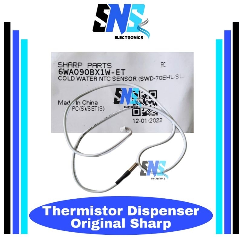 Jual Thermistor dispenser original sharp galon bawah - Sensor suhu ...