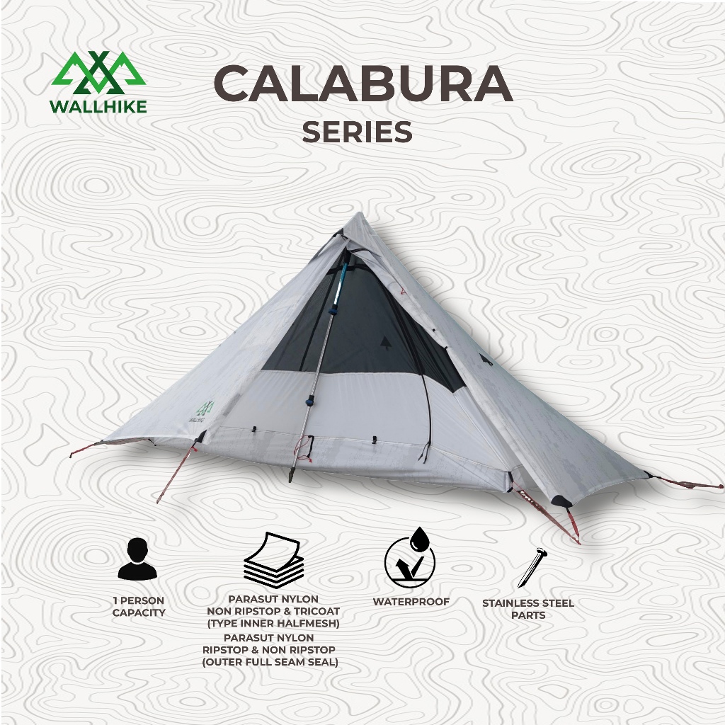 Jual Tarptent Half Pyramid WALLHIKE Calabura Series 1 Person / Tenda ...