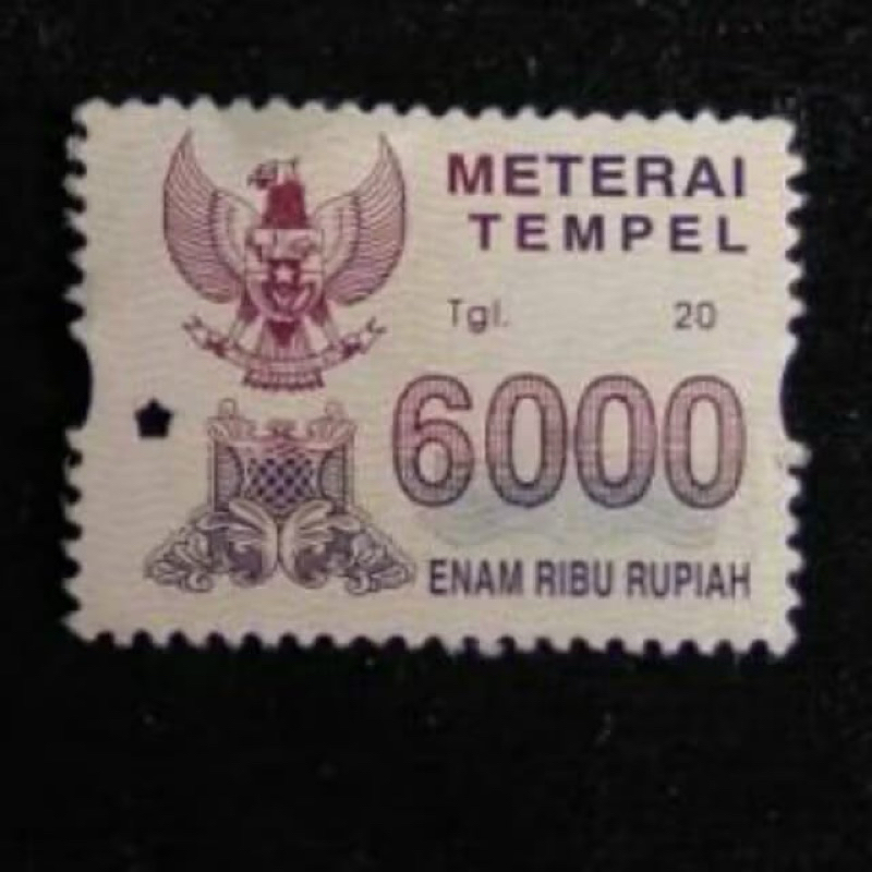 Jual MATERAI 6000 RUPIAH TAHUN 2003-2005 ORIGINAL KOLEKSIAN | Shopee Indonesia
