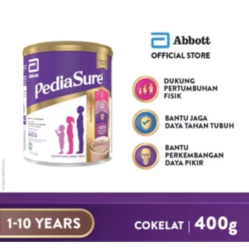 Jual PEDIASURE Coklat 400 g || Susu anak usia 1-10 Tahun | Shopee Indonesia