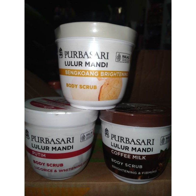 Jual Purbasari Lulur Mandi Body Scrub Putih | Shopee Indonesia