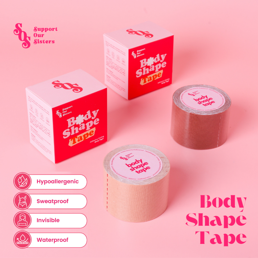 Jual nk Support Our Sisters SOS Body Shape Tape Body Tape Solatip Boob ...