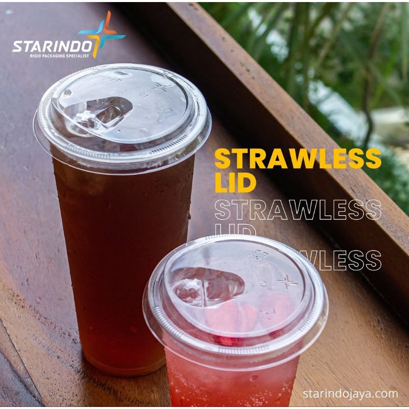 Jual Tutup Gelas Strawless Merk Starindo minimal 50pcs DB (Diameter ...