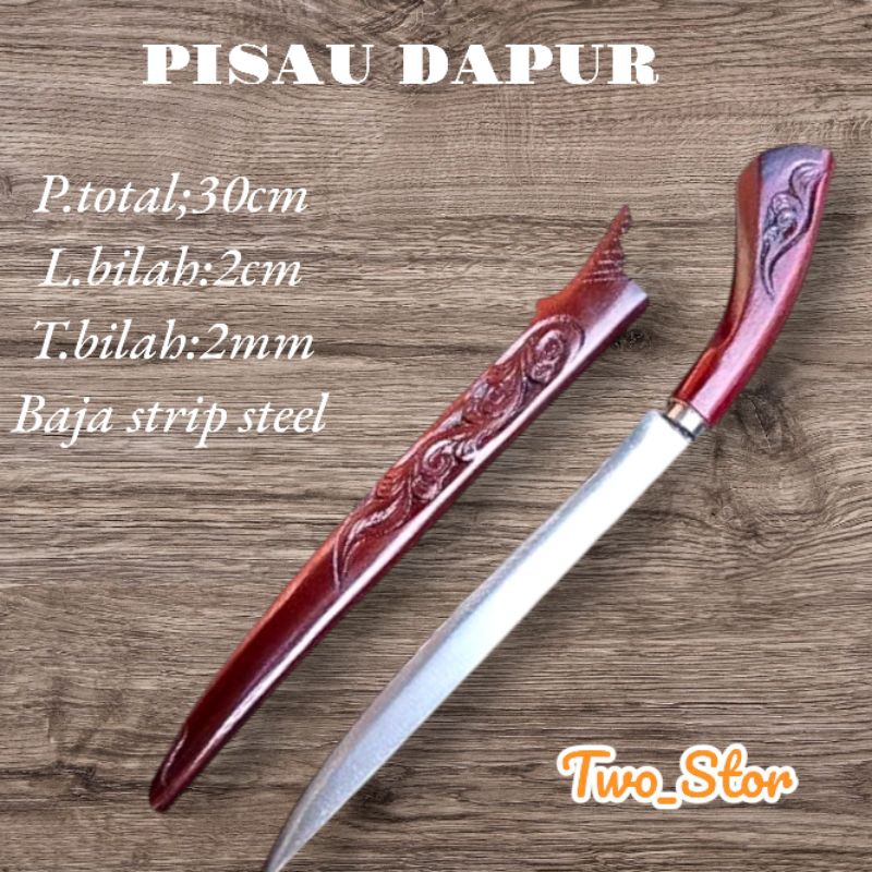 Jual Pisau Dapur P. Total 30cm | Shopee Indonesia