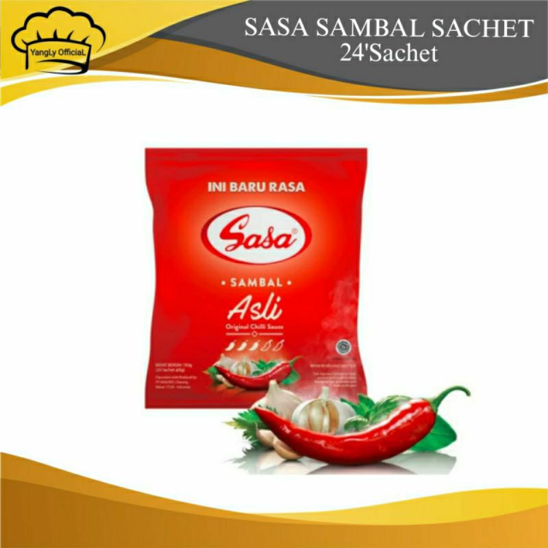 Jual SASA SAMBAL Asli SACHET 8gr x 24 (TERSEDIA HARGA GROSIR) | Shopee ...