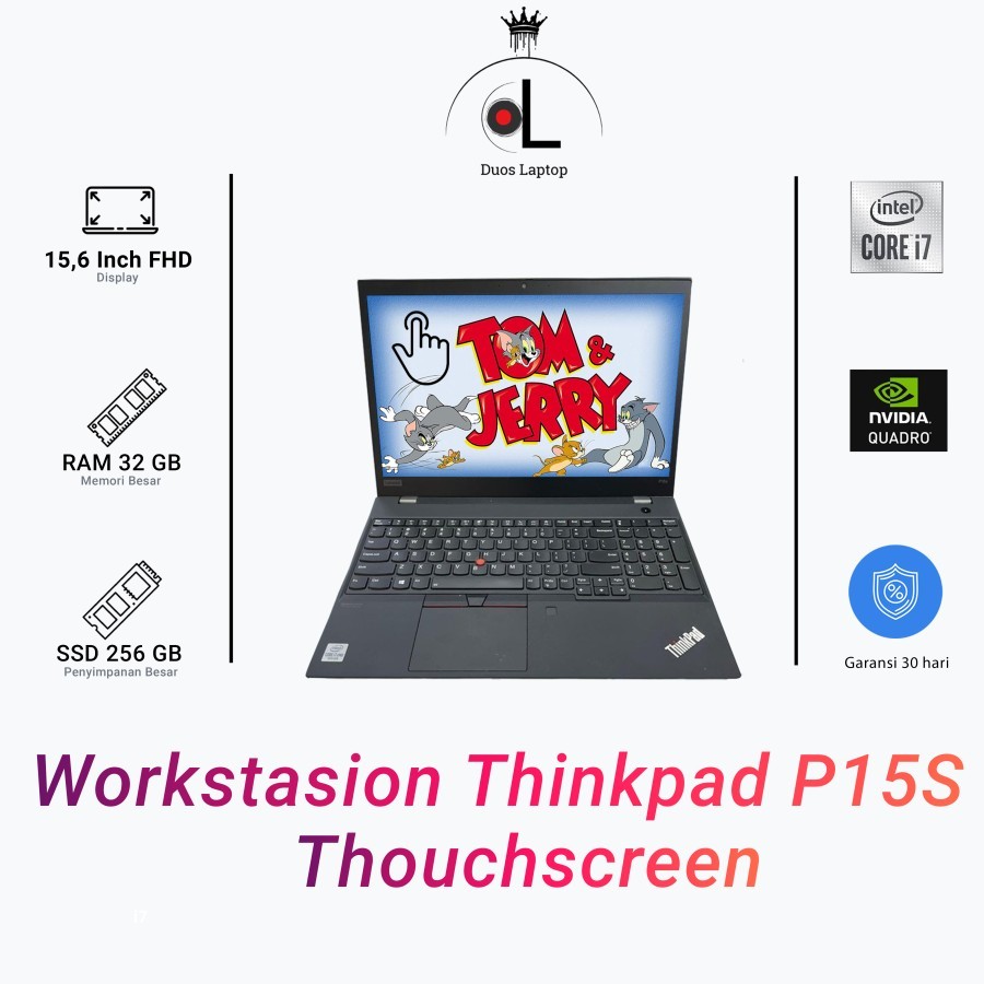 Jual Laptop Lenovo Thinkpad P15S | core I7 Gen 10 | NVIDIA Quadro P520 ...