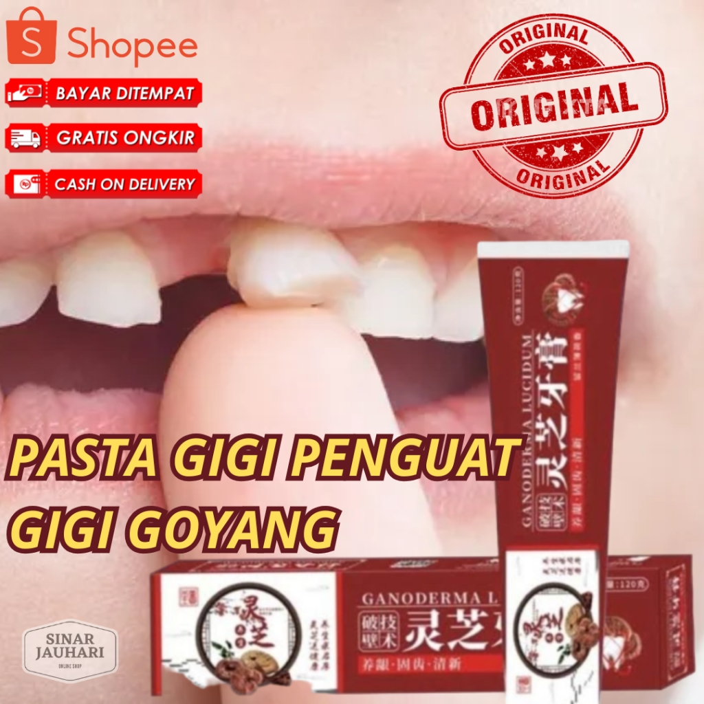 Jual Ganoderma lucidum pasta gigi berlubang kokoh memperbaiki gigi ...