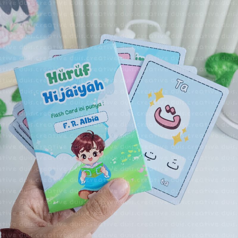 Jual FLASH CARD HIJAIYAH CUSTOM NAMA | Shopee Indonesia