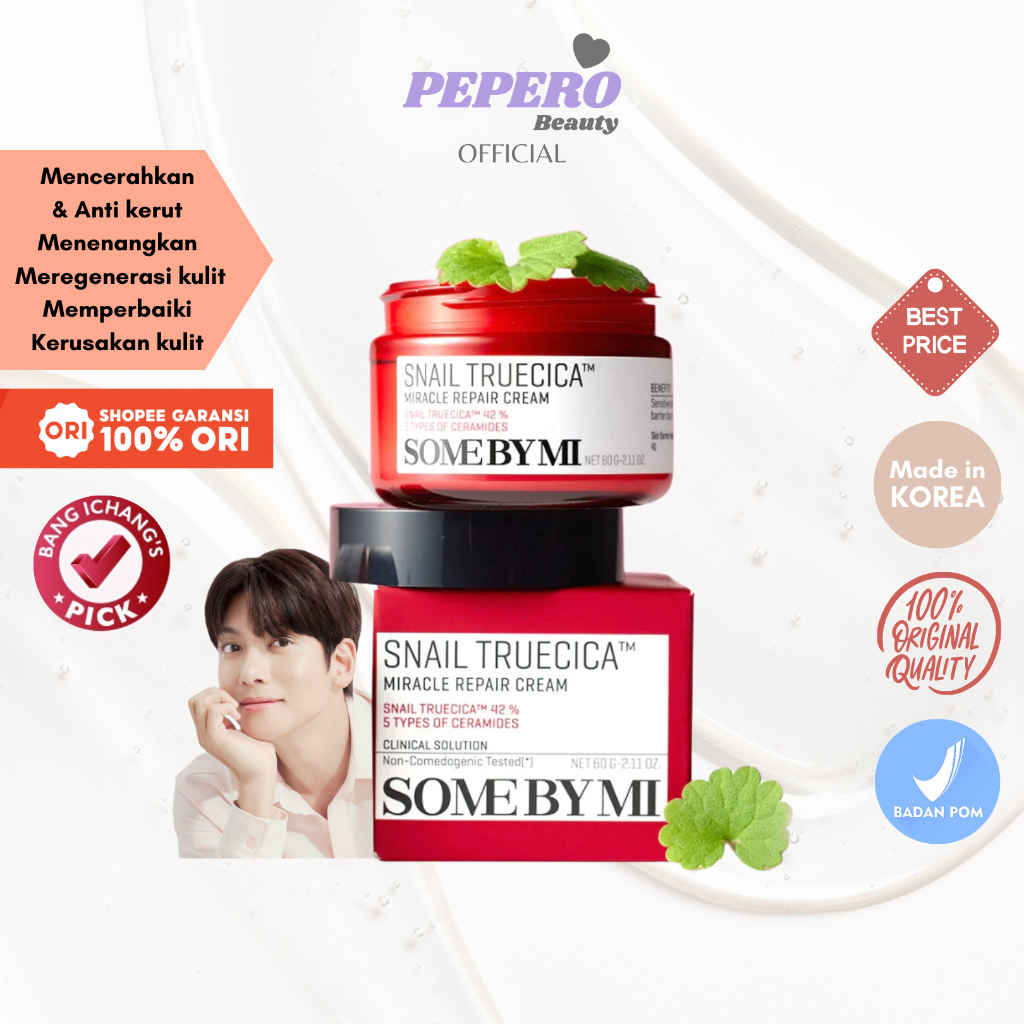 Jual SOMEBYMI Snail Truecica Repair Cream 60gr | 20gr | Shopee Indonesia
