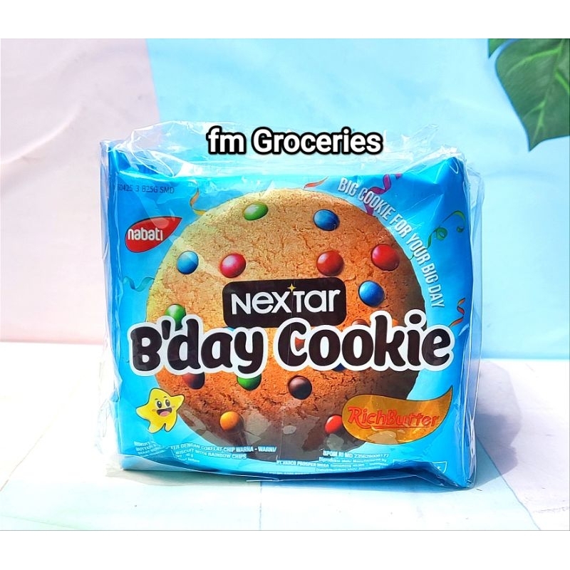 Jual Nextar B'day Cookie Big Cookies isi 10 pcs | Shopee Indonesia