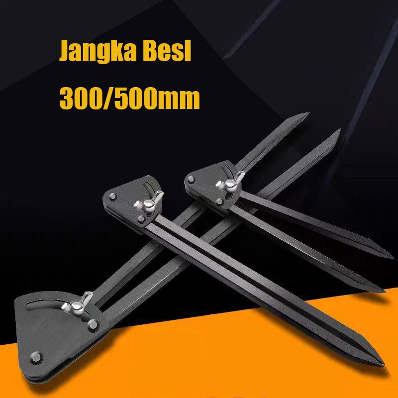 Jual Jangka Besi 30cm 50cm / Jangka Divider Caliper 300mm 500mm ...