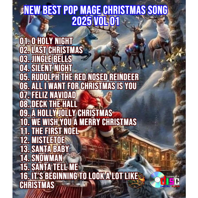 Jual Cd Audio - New Best Pop Mage Christmas Song 2025 VOL 01 | Shopee ...