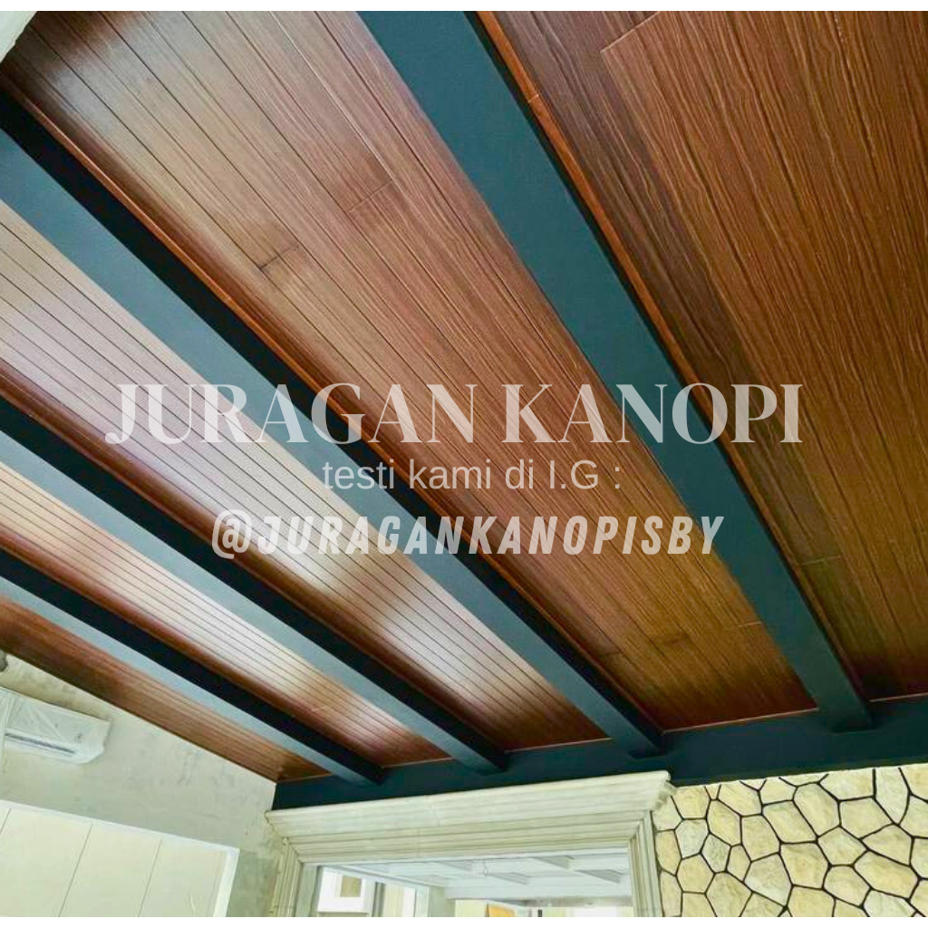 Jual Kanopi hollow atap spandek dan plafon pvc terpasang | Shopee Indonesia