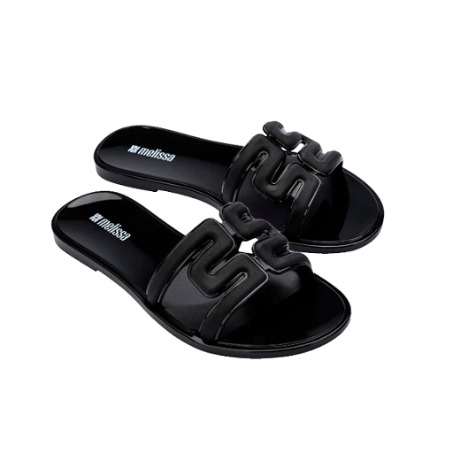 Jual Melissa M Slide Ad Black | Shopee Indonesia