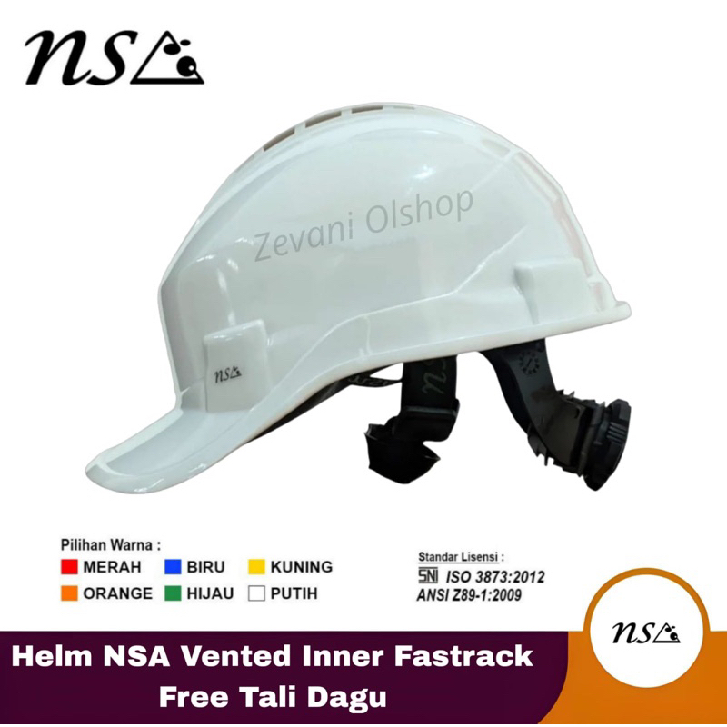 Jual Helm Safety NSA Vetilasi Diamond Fullset | Shopee Indonesia
