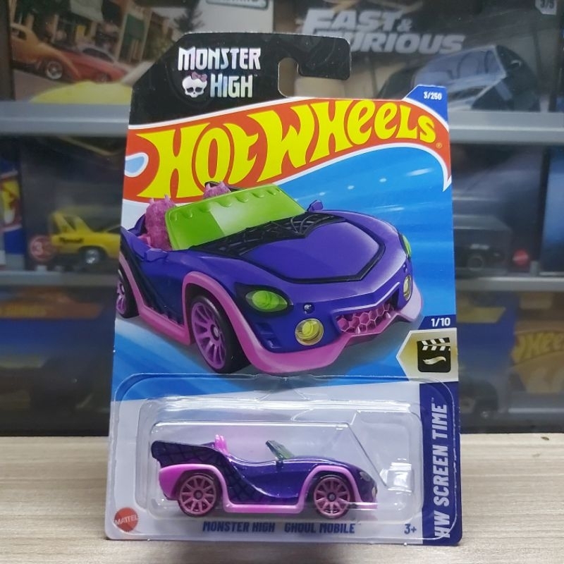 Jual HOT WHEELS MONSTER HIGH GHOUL MOBILE DARK PURPLE A 2025 ...