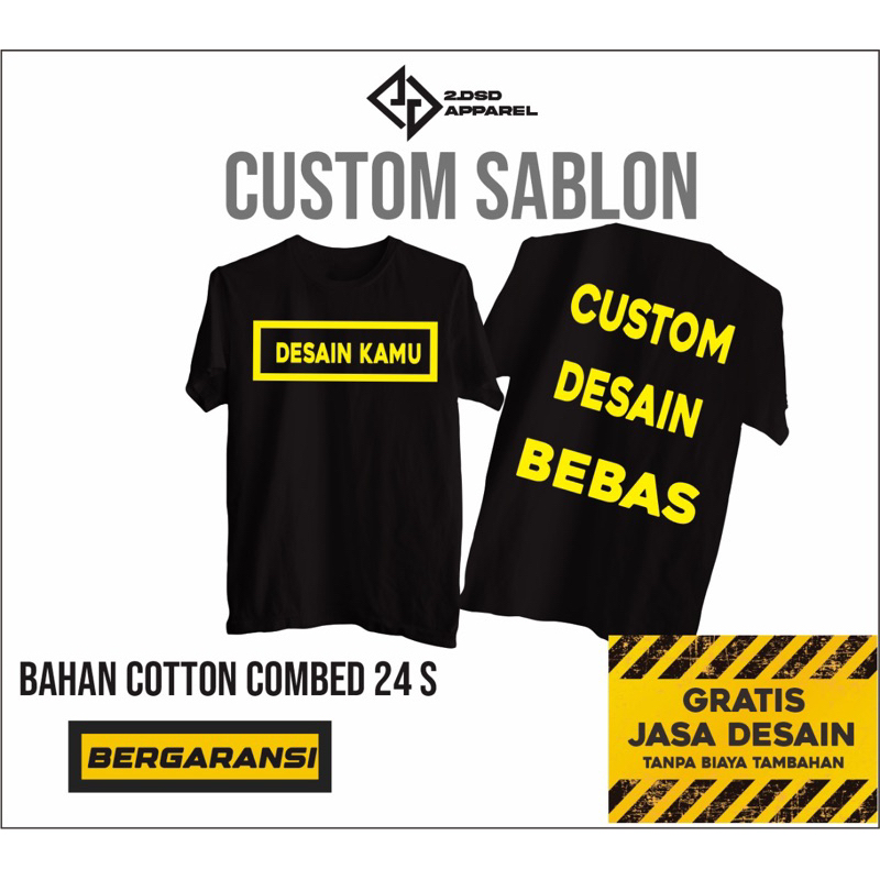 Jual Kaos Custom Sablon Satuan - Kaos Sablon Custom Satuan - Sablon ... Jual Kaos Custom Sablon Satuan - Kaos Sablon Custom Satuan - Sablon ...